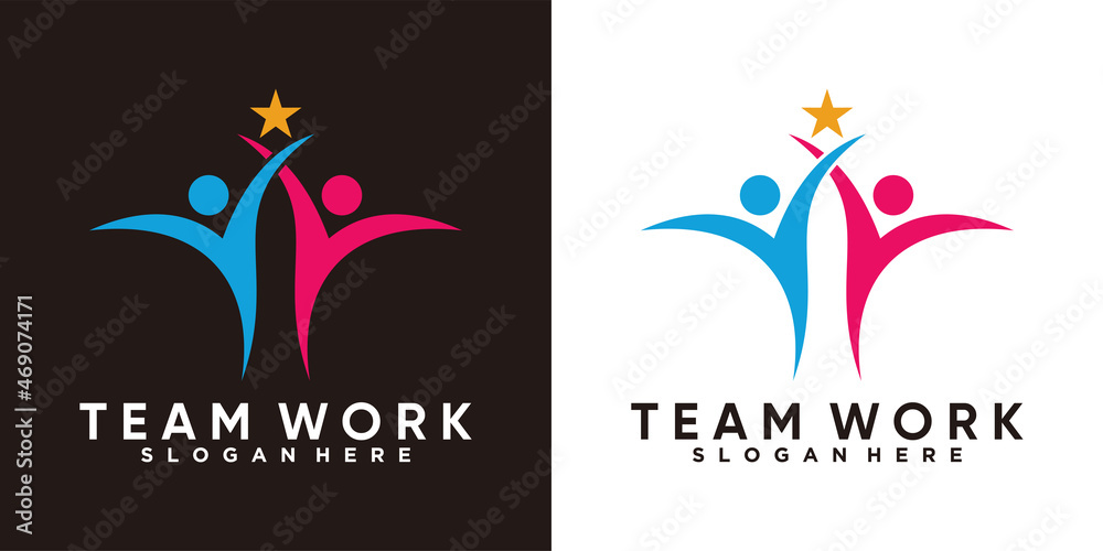 Team Building Logo Design