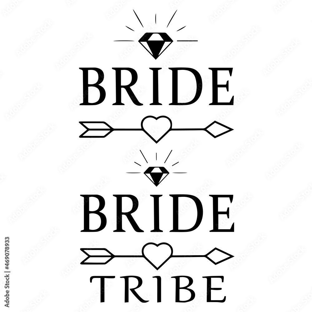 bride bride tribe background lettering calligraphy,inspirational quotes ...