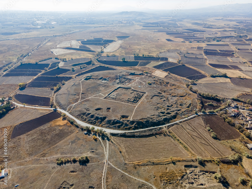 Kultepe ancient city ruins. Assyrian Trade Center in Karum-Kanis in ...