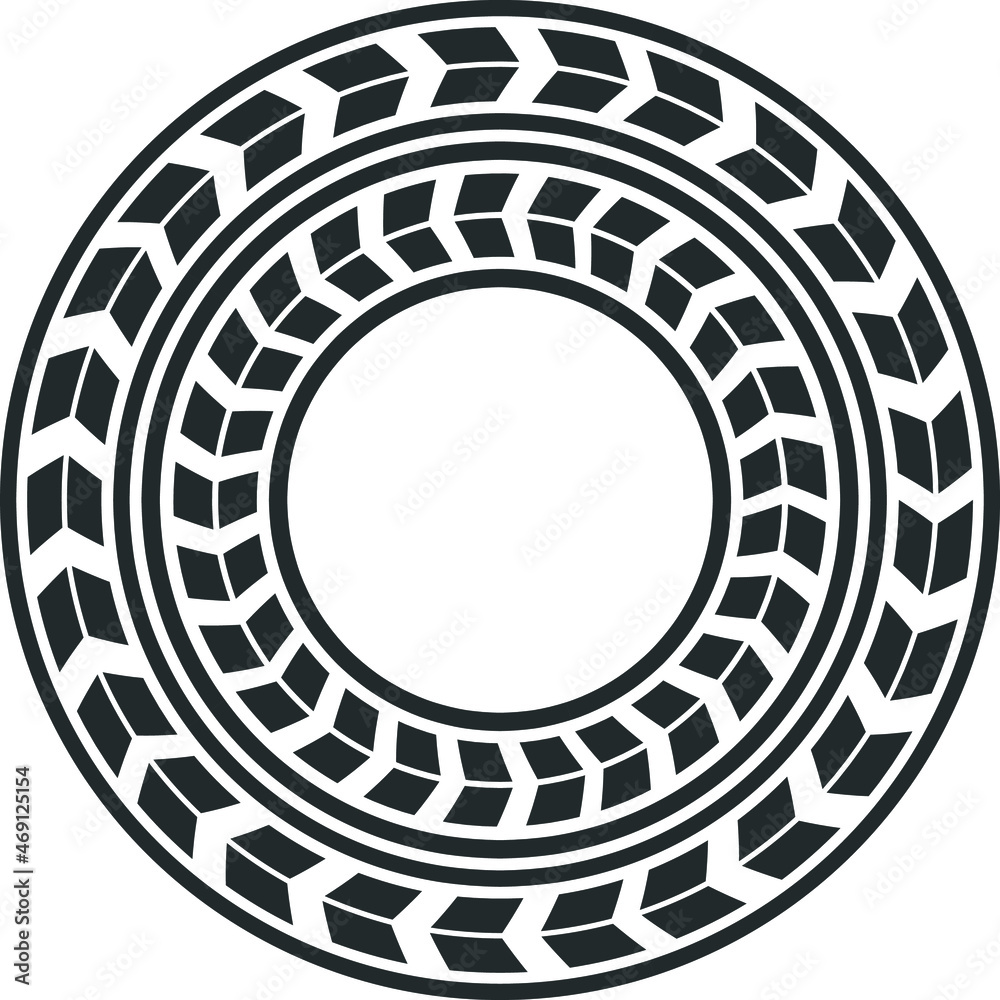 tracks texture. Tire tracks circle set. Car Tire tracks. Tire tread ...