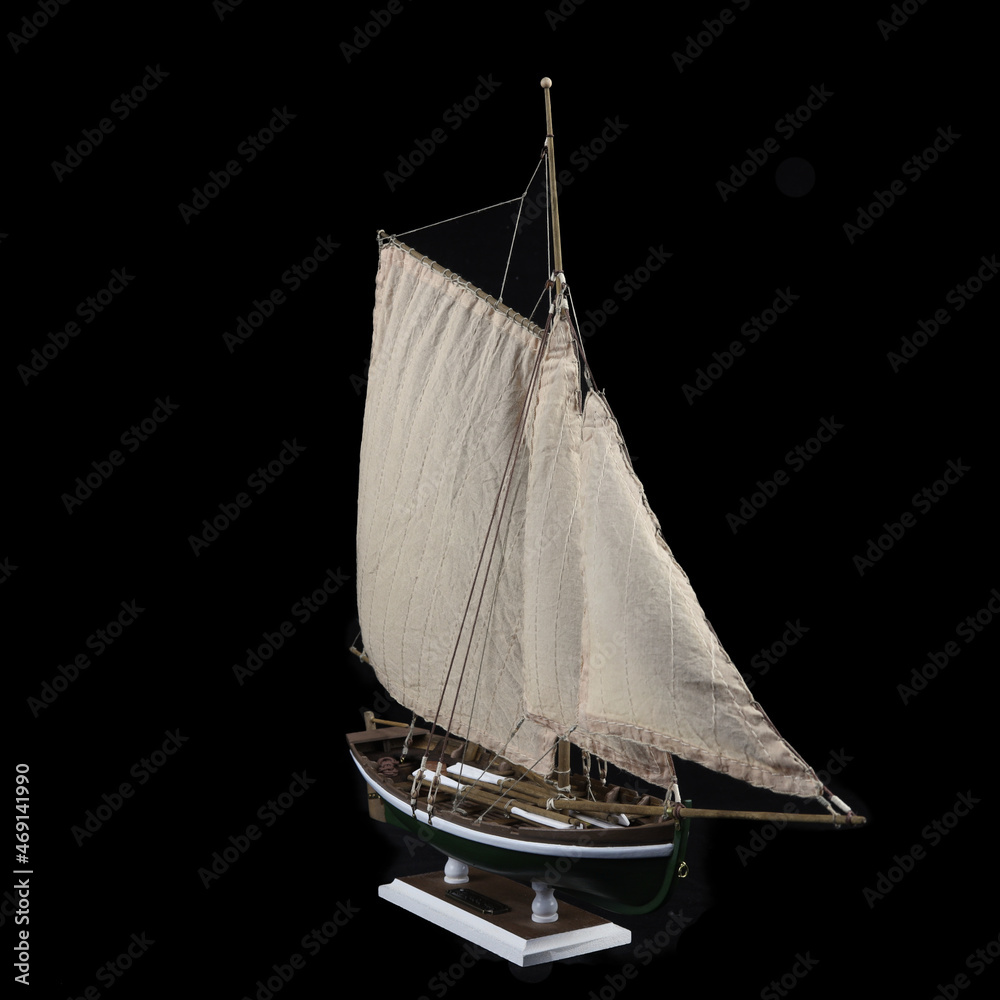 Poster wooden model of the Jolly boat, hobby creating wooden models of ...