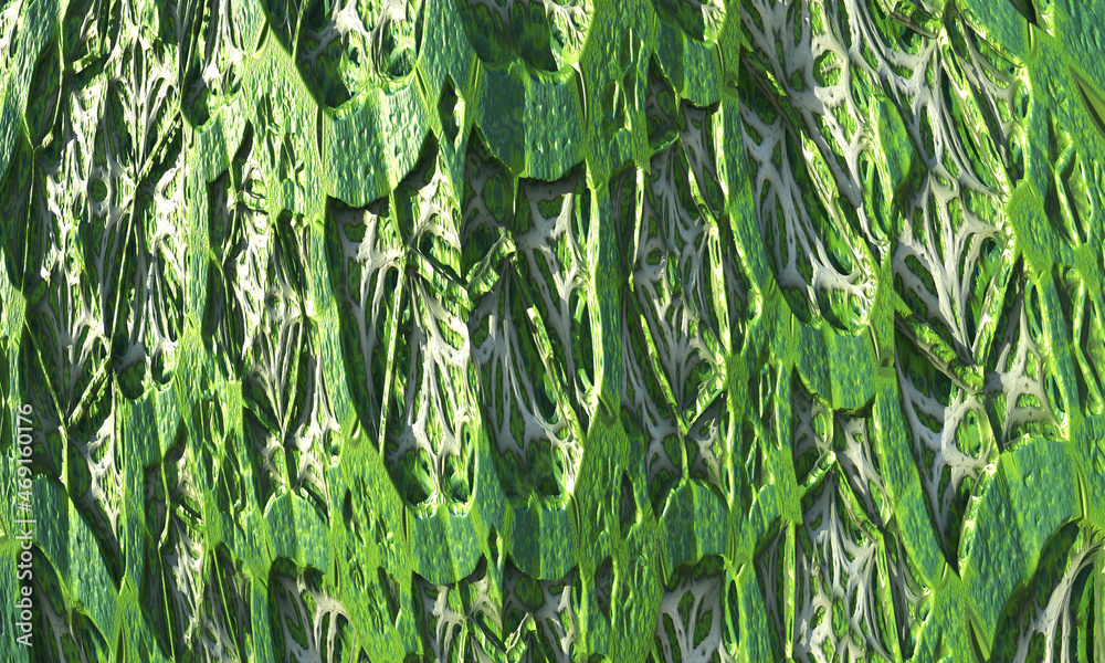 Abstract green texture background, digital art, 3d render Stock ...