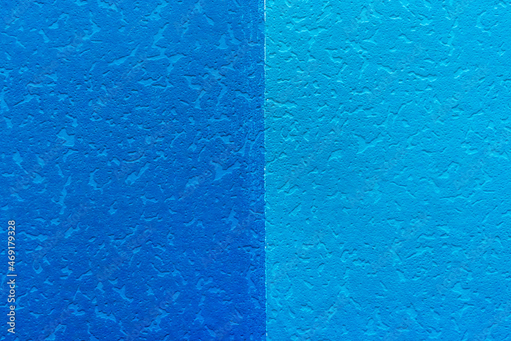 The surface of two shades of blue. Blank for design. Blue wallpaper ...