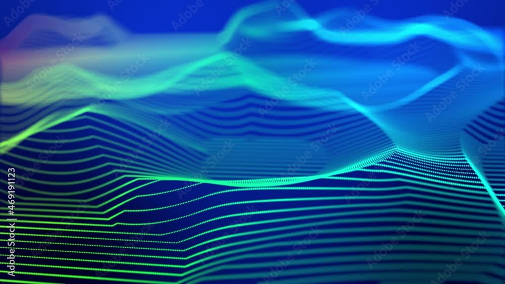 Stockvideon Concept of hi-tech information flow, blockchain. high tech ...