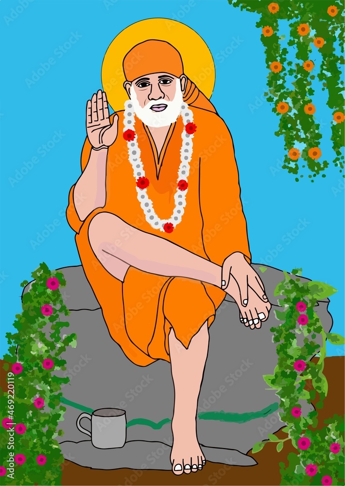 A beautiful illustrations of indian gods and goddeses Stock ...