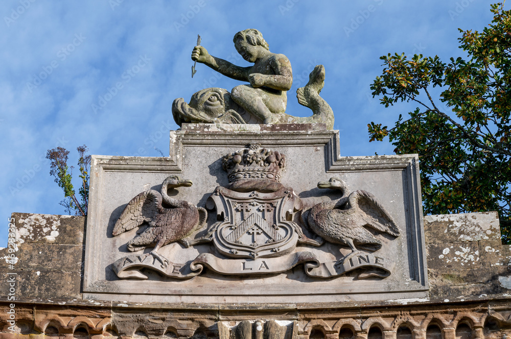 Culzean Castle Family Crest Stock Photo | Adobe Stock