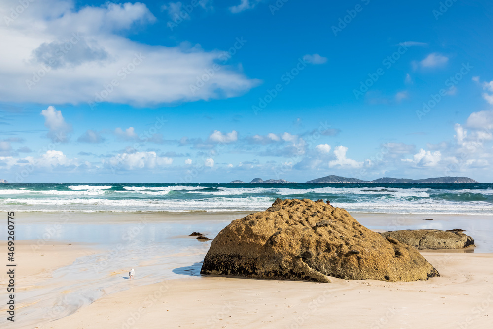 Squeaky Beach in Wilsons Promontory National Park during summer Stock ...