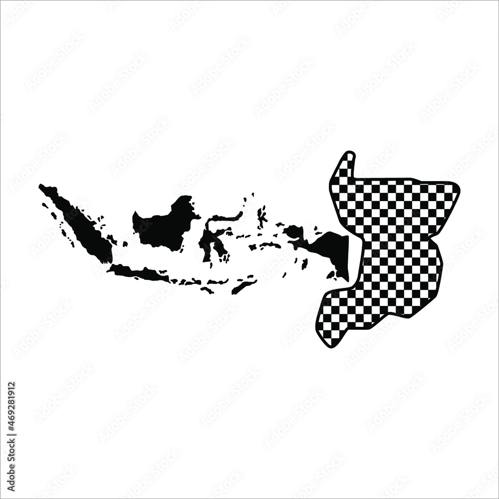 Mandalika International Circuit in Lombok, Indonesia with Racing Flag ...