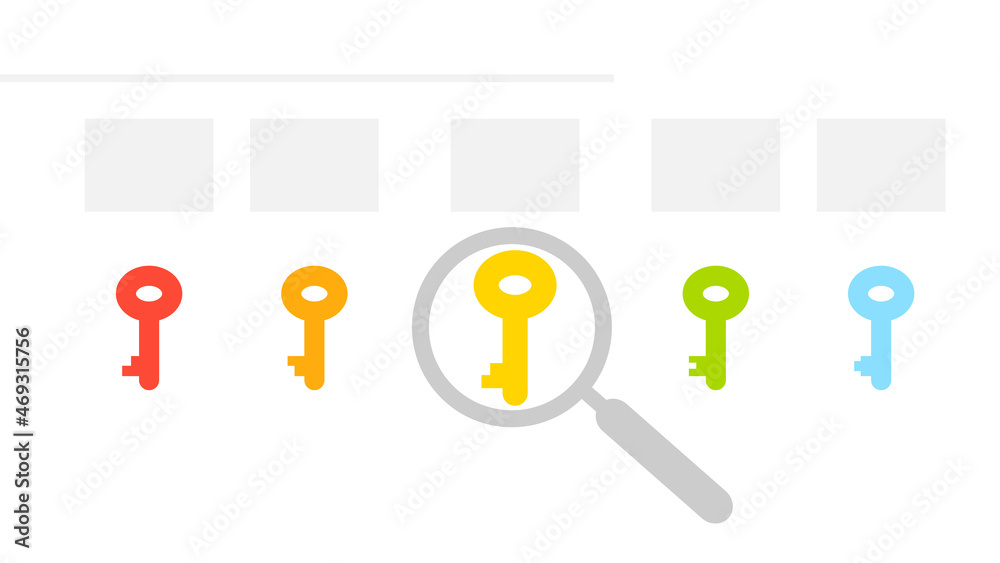 Key findings slide template. Clipart image Stock Vector | Adobe Stock