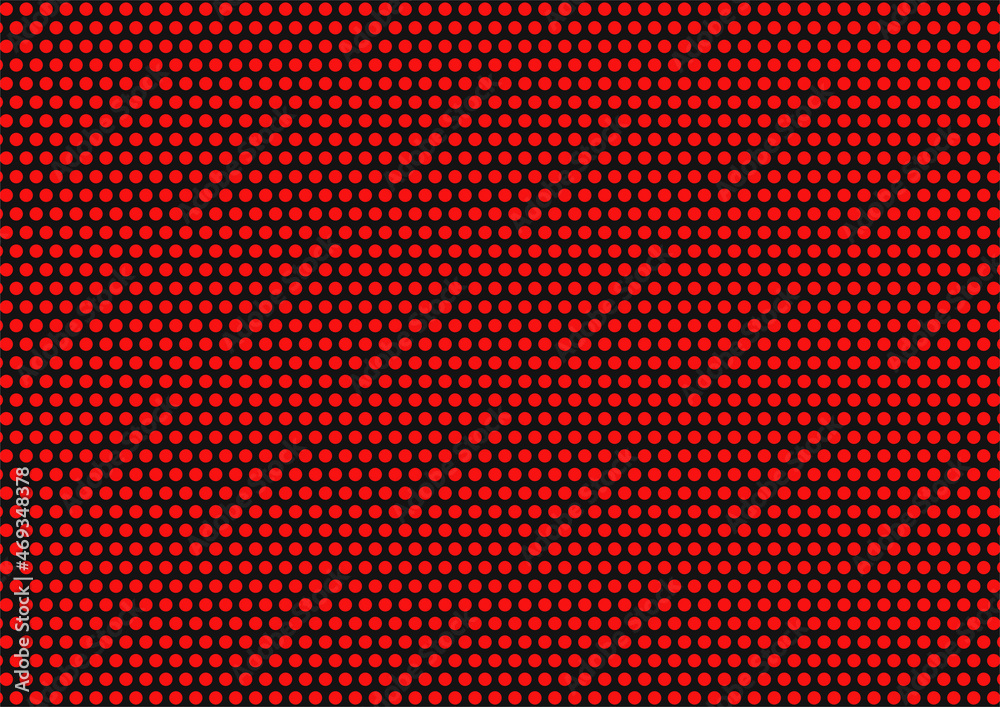 Abstract background of red dots on black background,vector illustration ...