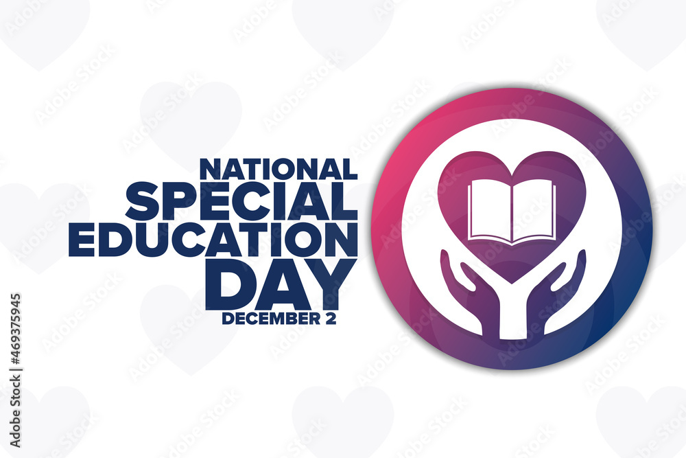 National Special Education Day. December 2. Holiday concept. Template ...
