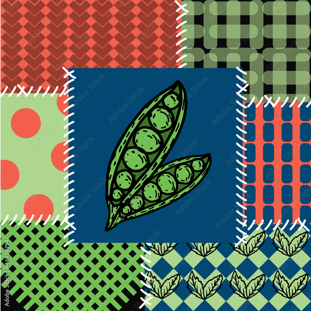 Colorful Polka Dots And Stripes