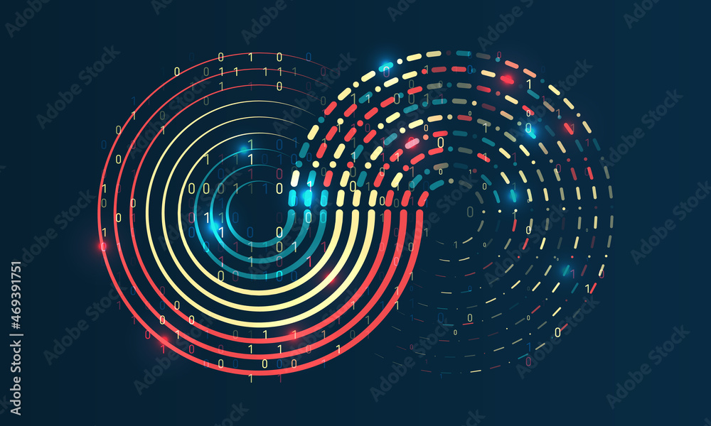 Big Data Visualization Processing Of Data Arrays Sorting Filtering Machine Algorithms Data