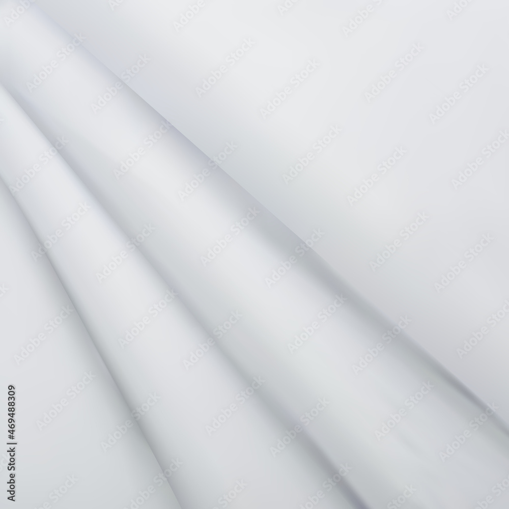 Abstract White Satin Silky Cloth,Fabric Textile Drape with Crease Wavy ...