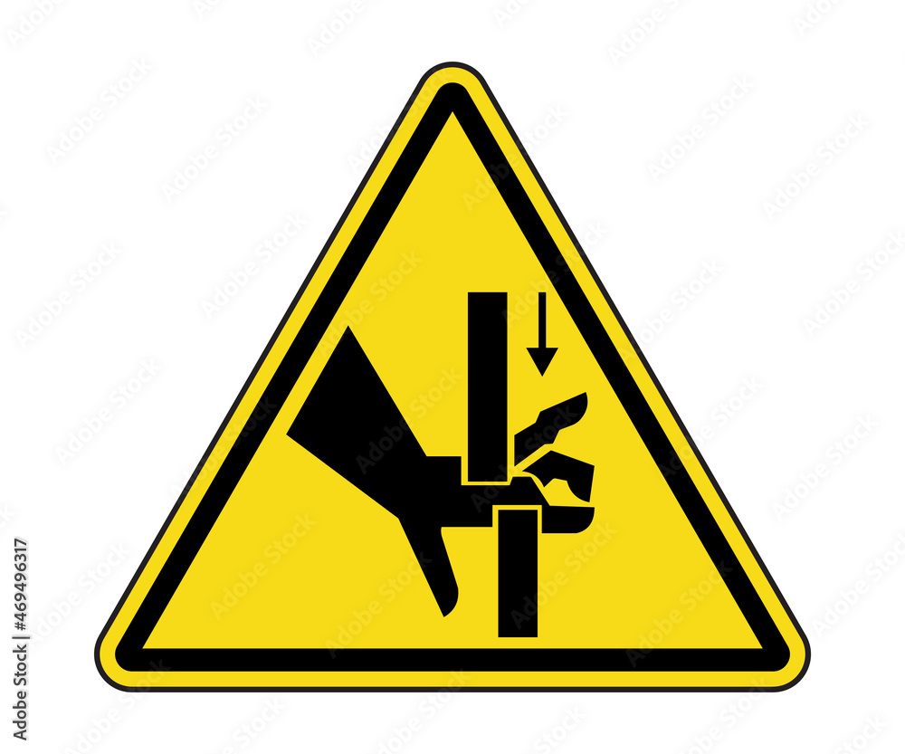 Pinch Point, Hand Crush Warning Sign. International Pinch Point, Hand ... Pinch Point, Hand Crush Warning Sign. International Pinch Point, Hand ...