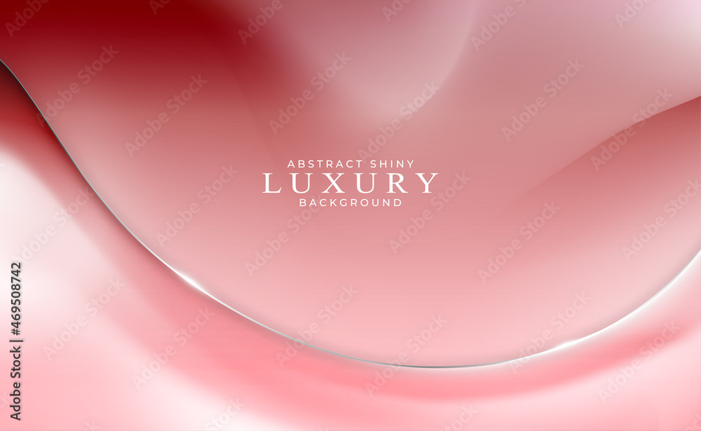 Abstract Red Shiny Wave Background Design Stock Vector | Adobe Stock