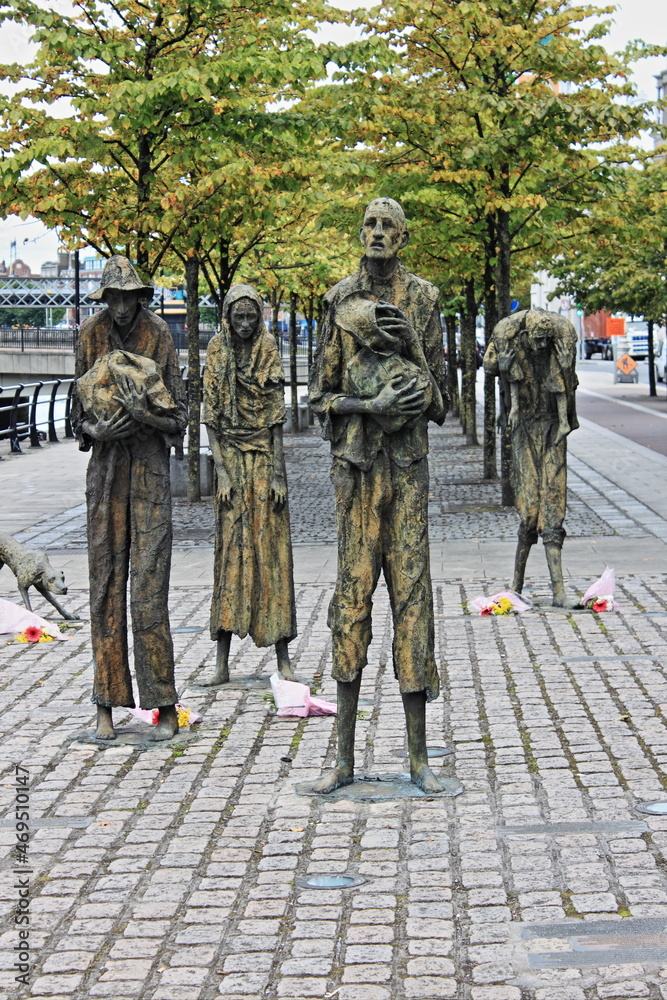 Poster Great Famine monument in Dublin, Ireland – Wall Art | UkPosters