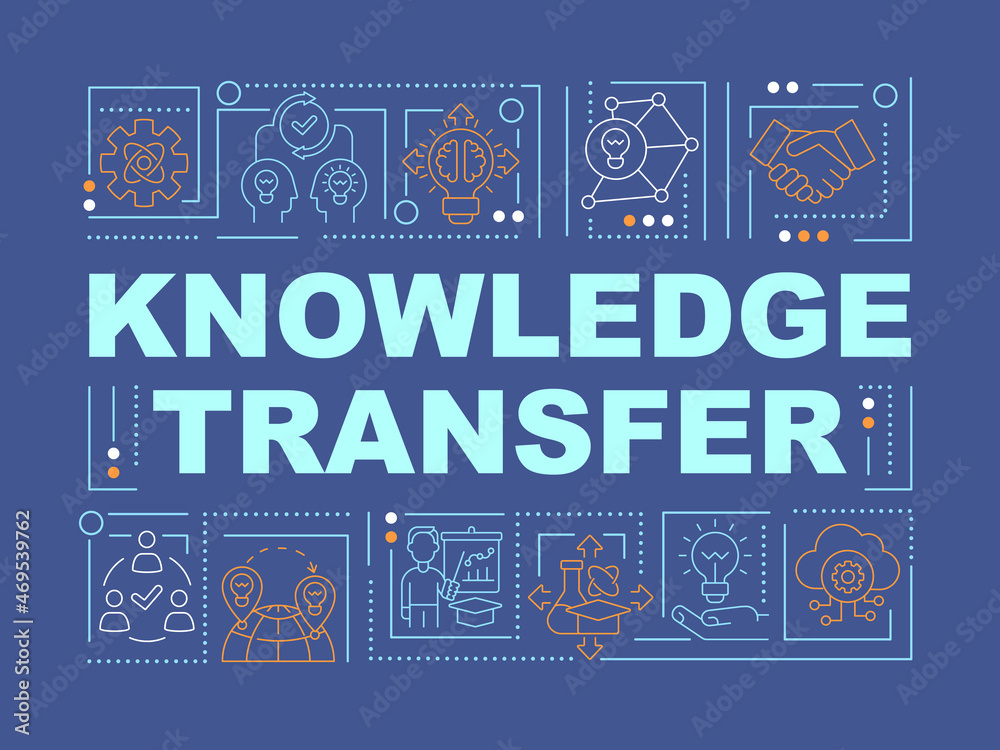 Knowledge sharing word concepts banner. Personal experience ...