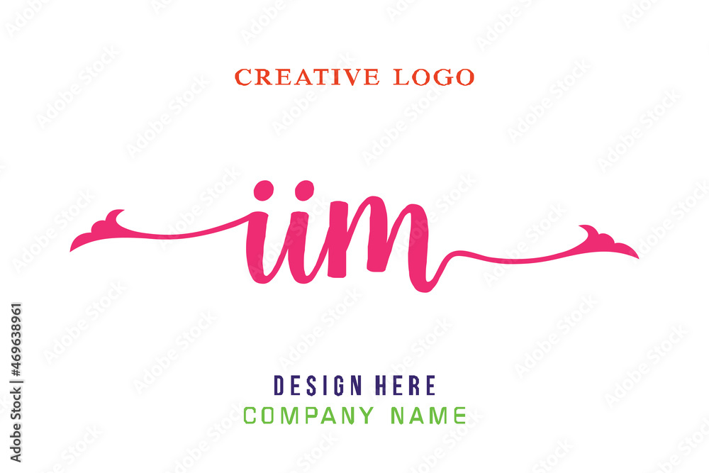 IIM lettering logo is simple, easy to understand and authoritative ...