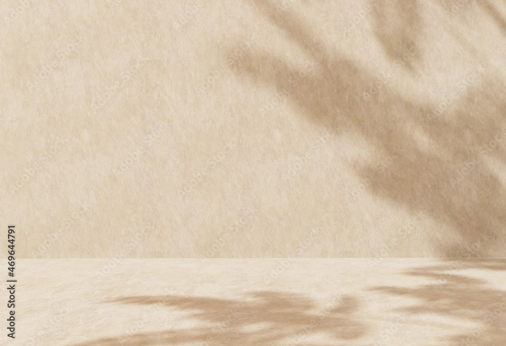 3D render, unobtrusive background with shadow on the wall. Premium ...
