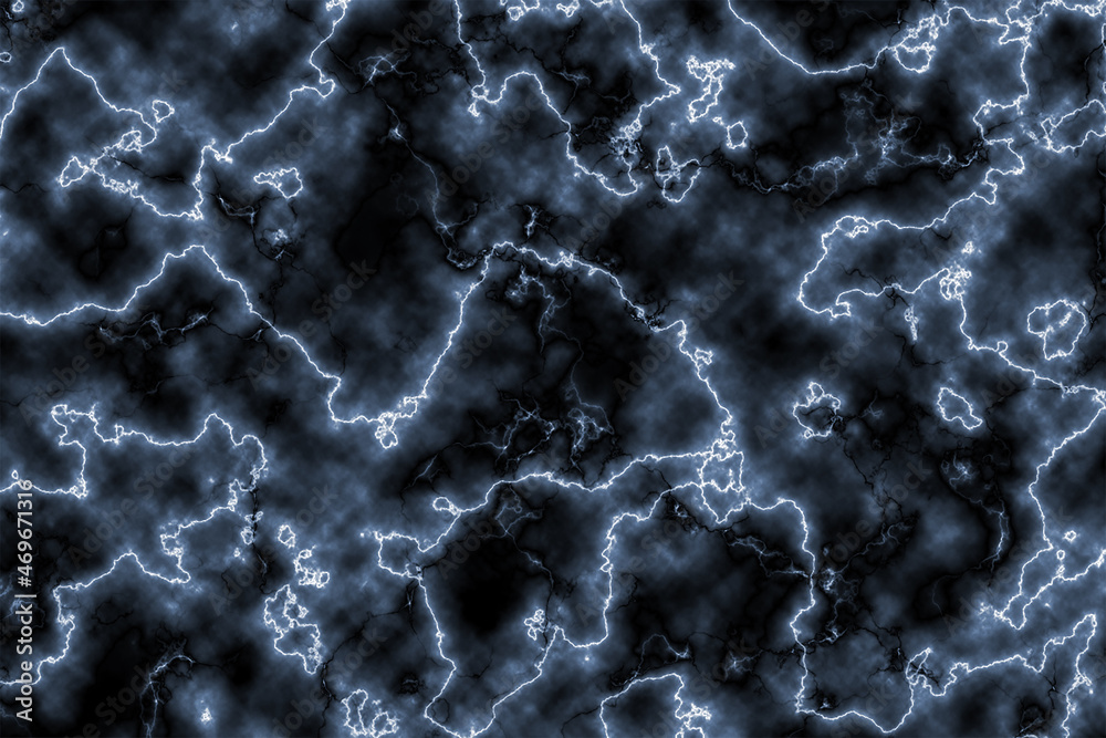 Abstract Lightning marble texture pattern background with white line ...