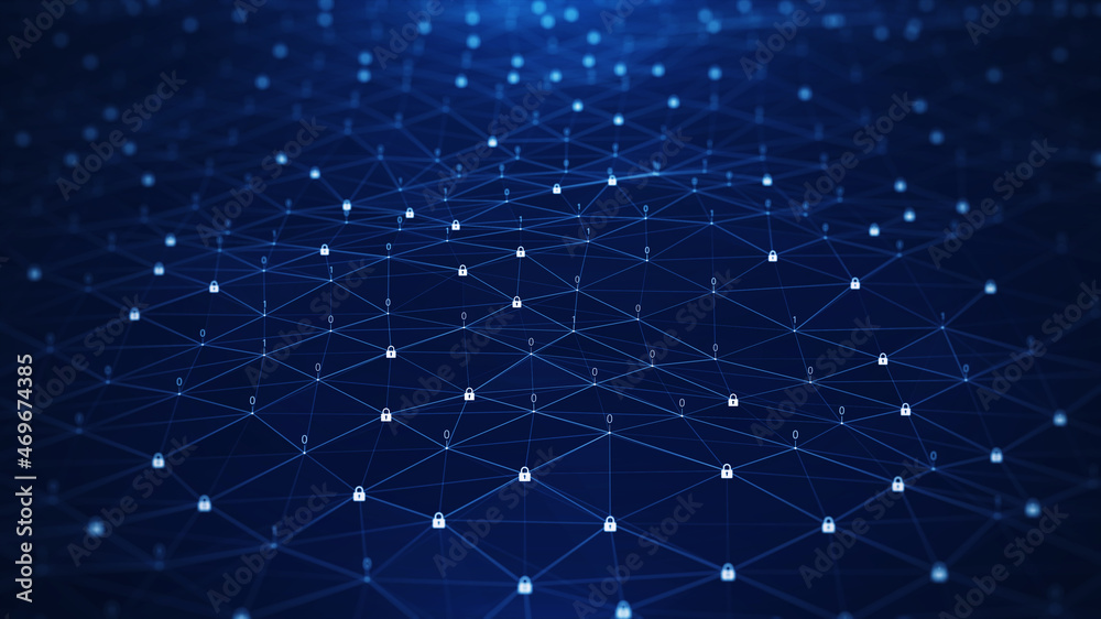 Data protection background is a concept in cybersecurity and privacy ...