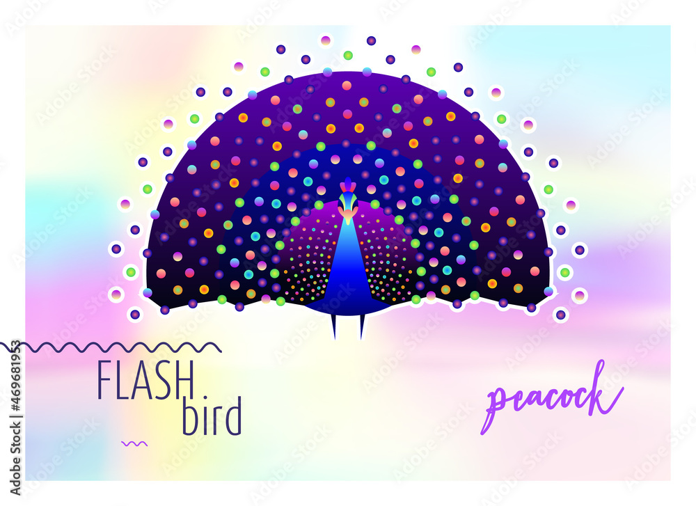 Abstract bird illustration Stock Vector | Adobe Stock