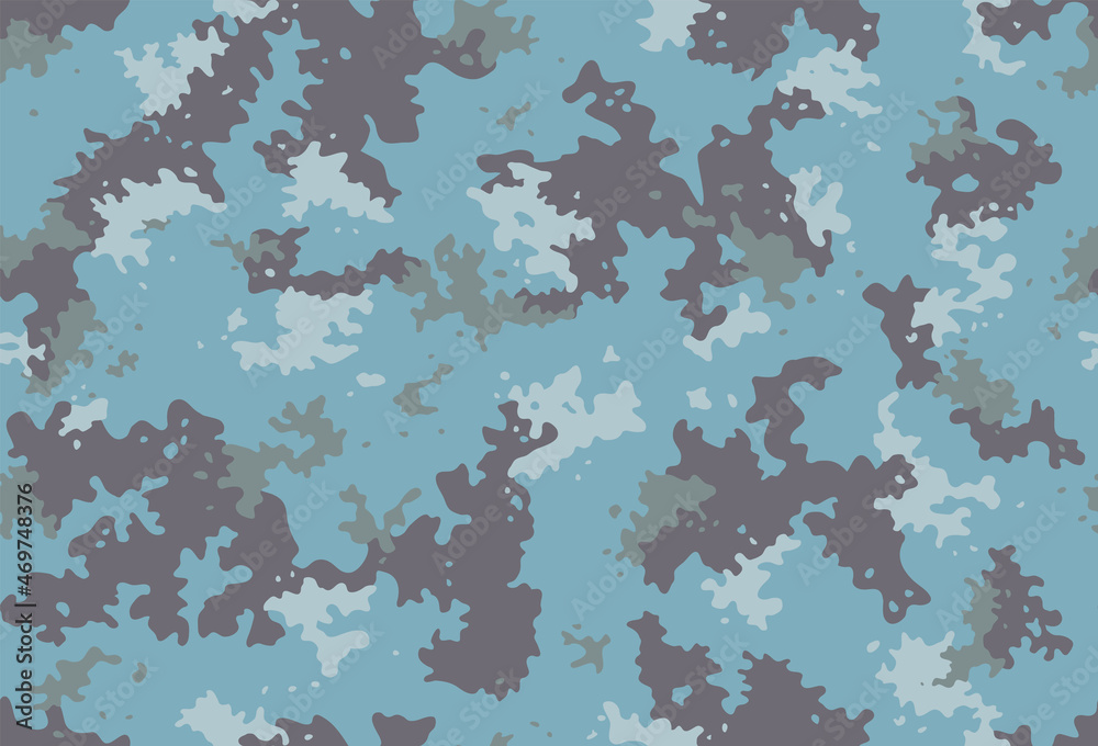 Seamless classic camouflage pattern. Camo fishing hunting vector ...