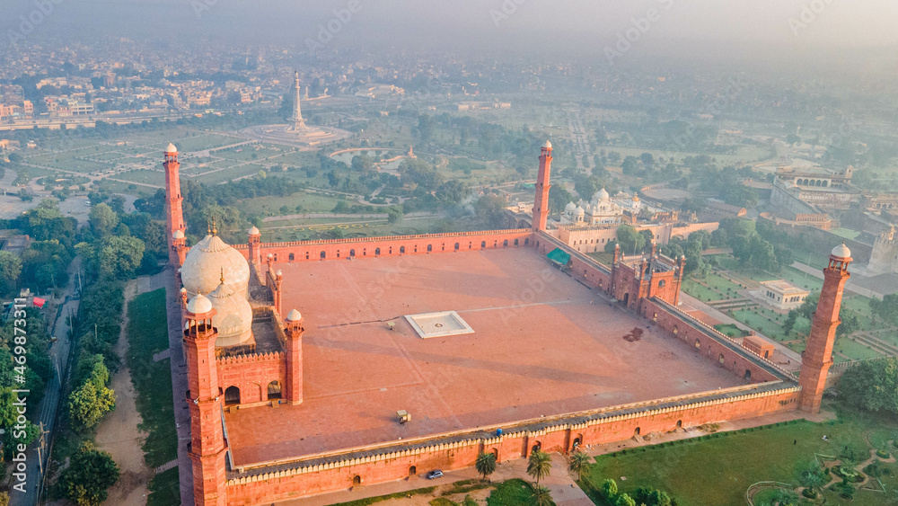The Badshahi Mosque is a Mughal-era congregational mosque in Lahore ...