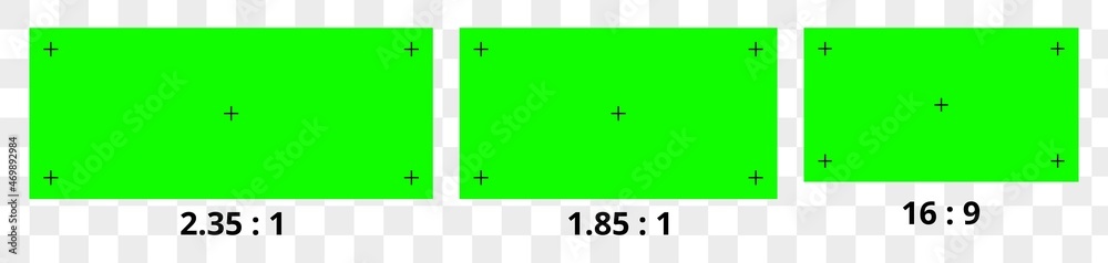 Vector illustration of green screen background. VFX motion tracking ...