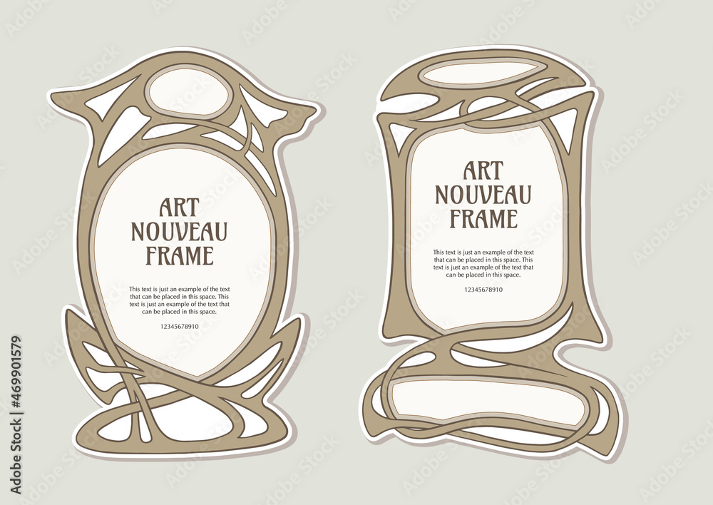 Label, decorative frame, border. Element for design. Template for ...