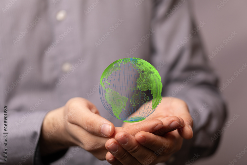 Concept day earth Save the world save environment Stock Photo | Adobe Stock