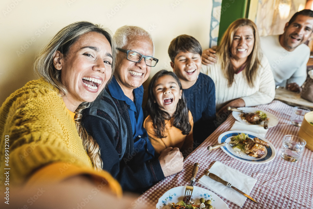 Happy Latin Family