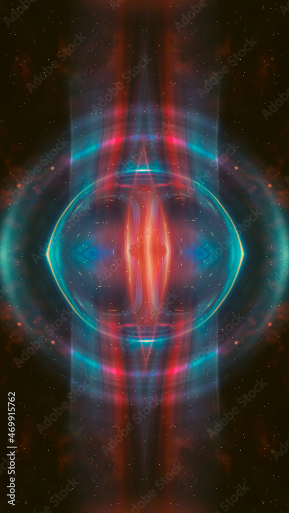 Space galactic fantasy futuristic abstraction. Space nebulae and ...