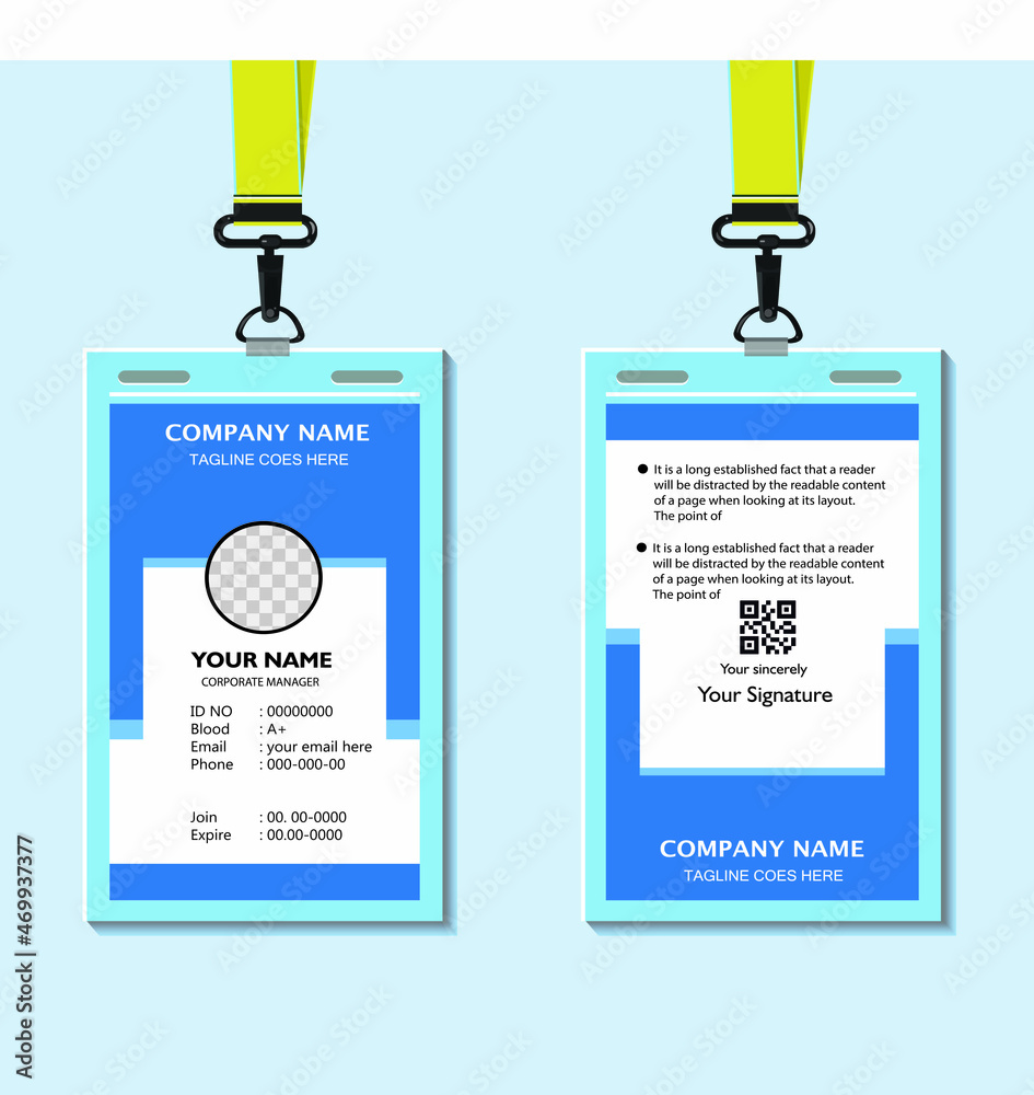 I will design professional id card, student id card, official id card ...