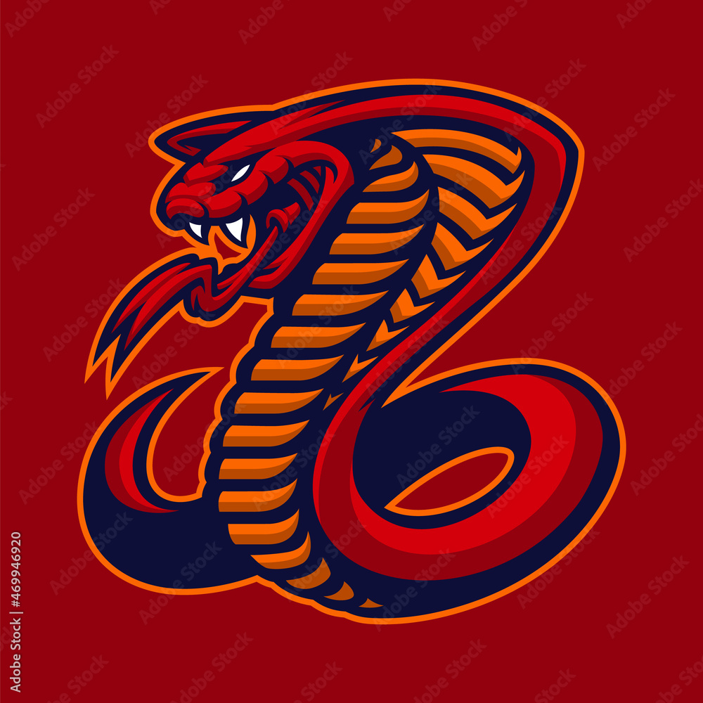 Cobra Vector Mascot, this design can be used as a sports emblem Stock ...