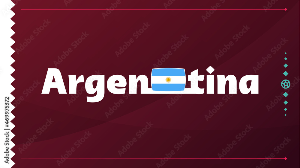 Argentina 2022 World Cup Flag