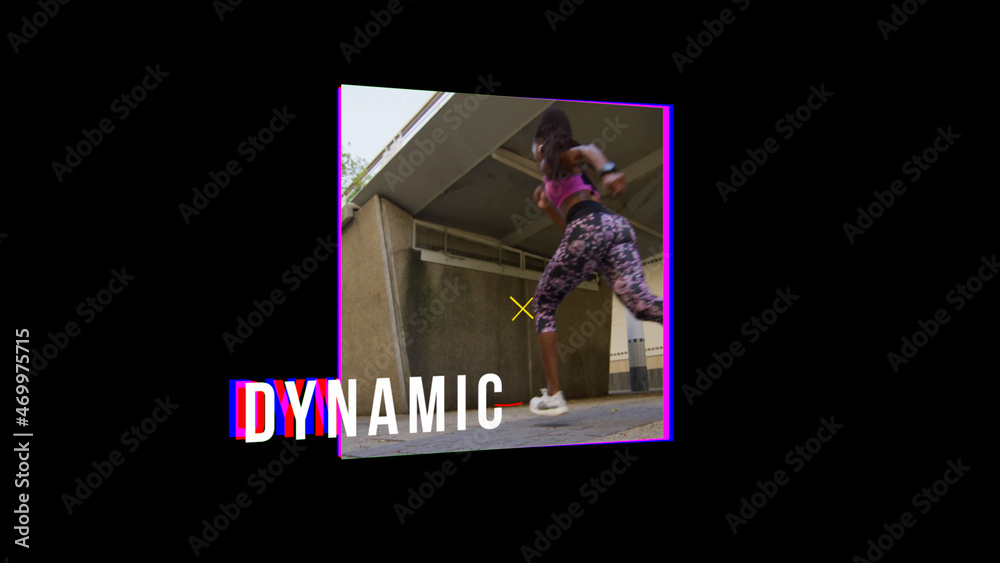 Dynamic Flip Media Titles Stock Template | Adobe Stock