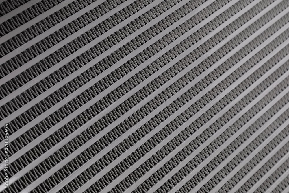 Auto radiator background. Engine cooler background. Vintage style.Grid ...