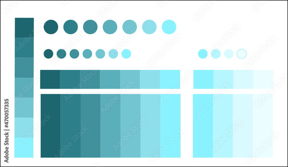 turquoise color, palette, color, shades, light blue, blue, shade scale ...