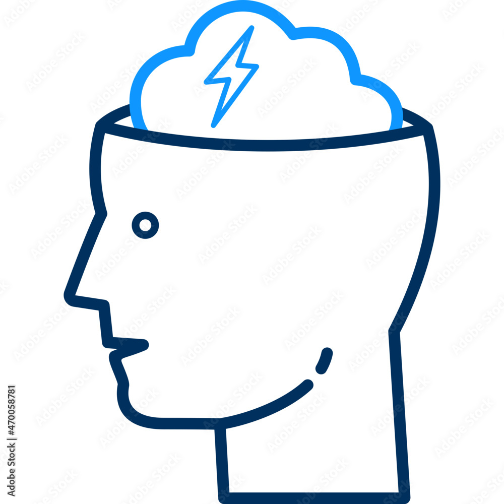 Human Brain Power Stock Vector | Adobe Stock