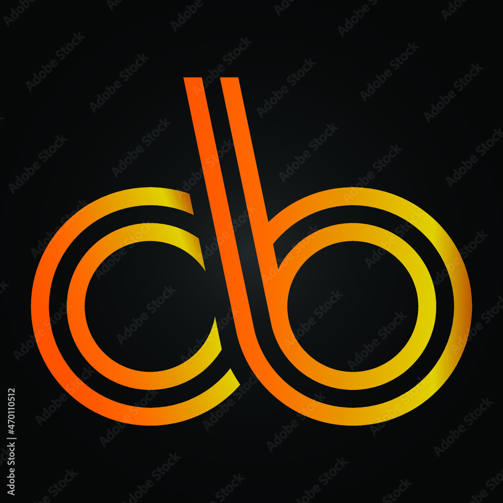 Creative and modern minimalist letter a and b logo design template for ...