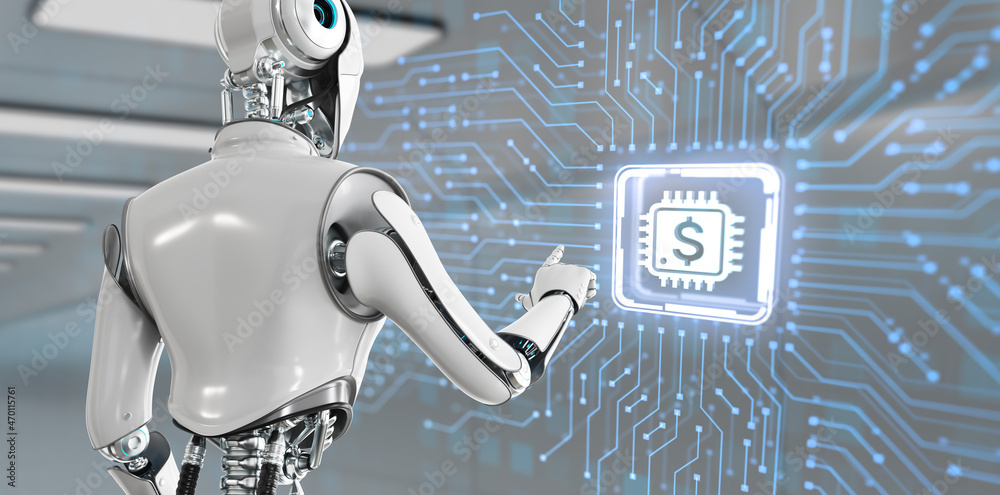 Fintech financial technology online payment digital economy concept ...