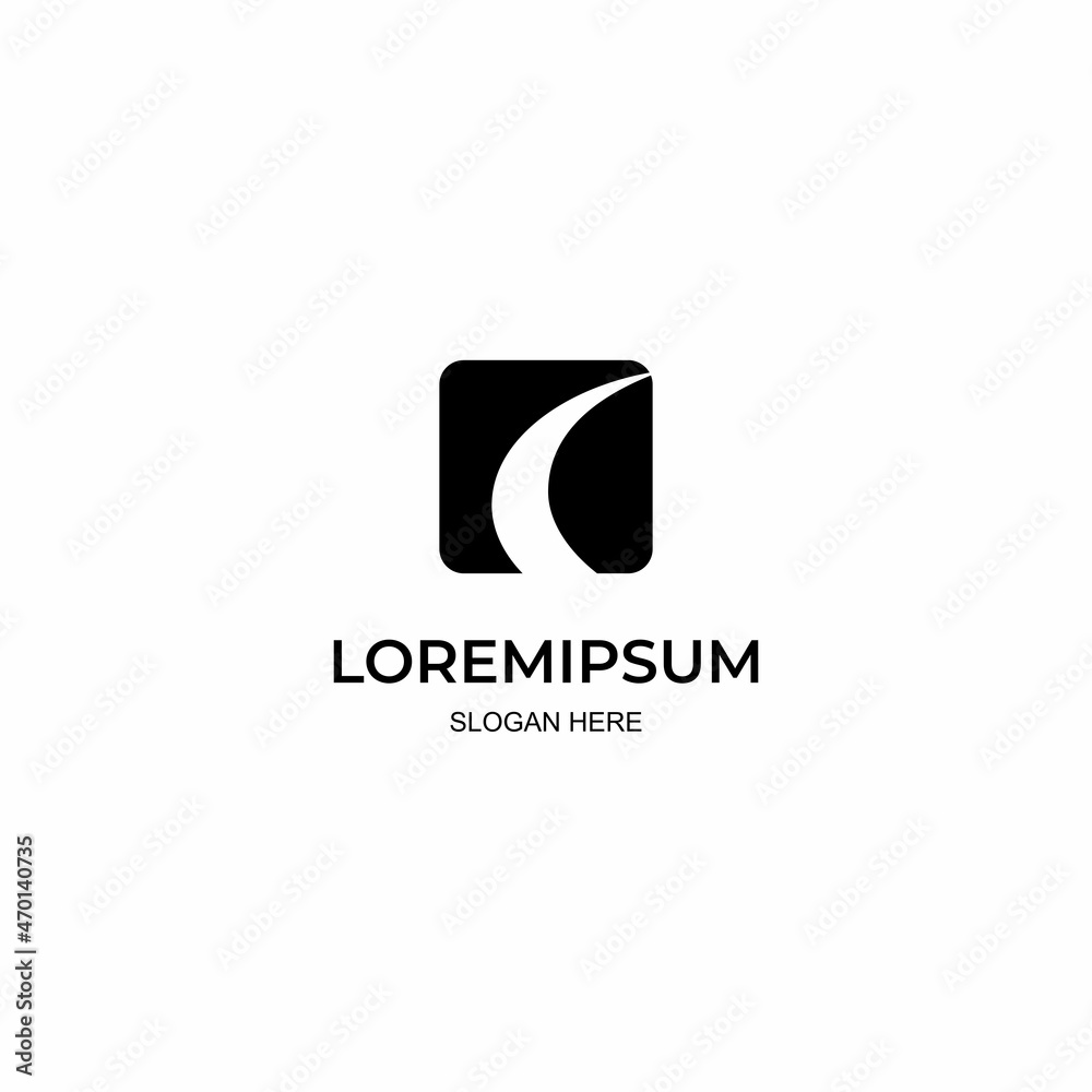 Square Shaped Logo Design