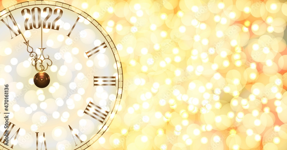 2022 New Year Clock