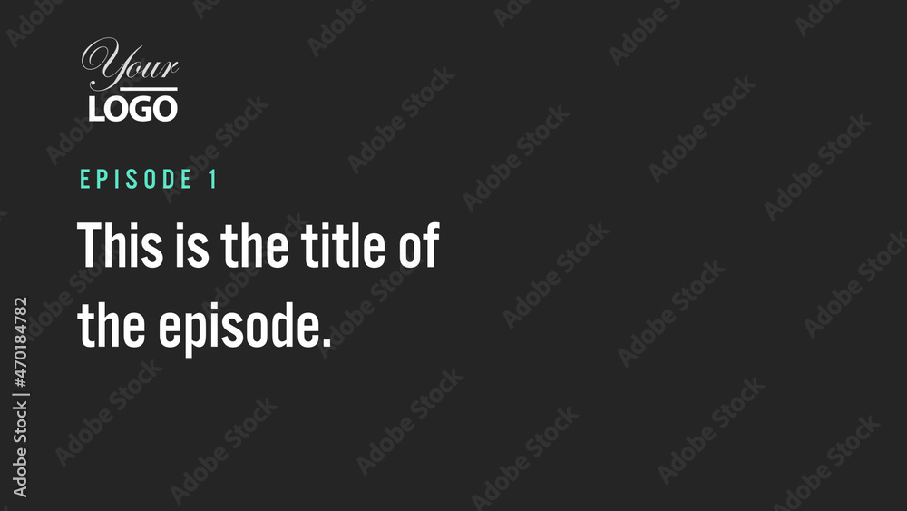 Modern Podcast Intro with 3 Styles Stock Template | Adobe Stock