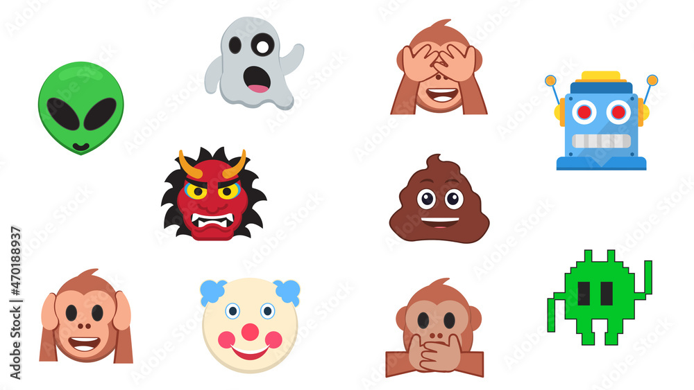 Fun Animated Emoji Video Overlay Stock Template | Adobe Stock