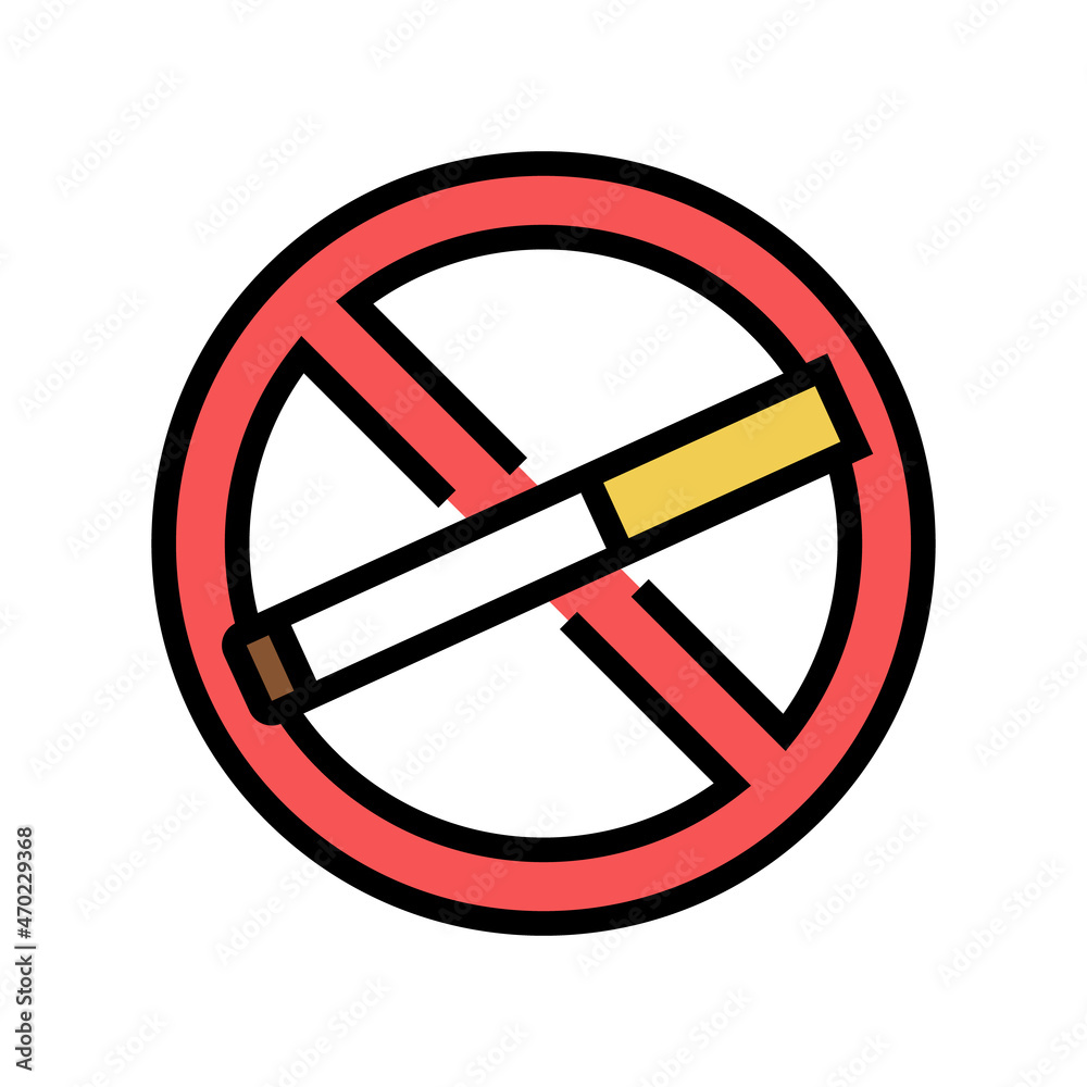 tobacco cigarettes addiction color icon vector. tobacco cigarettes ...