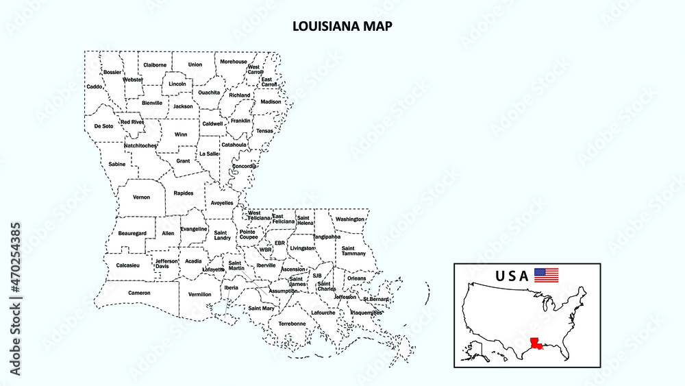 Louisiana Area Code Map United States Map louisiana-area-code-map-united-states-map