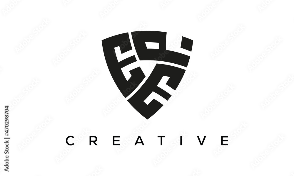 EEP letters logo, security Shield logo vector Stock Vector | Adobe Stock